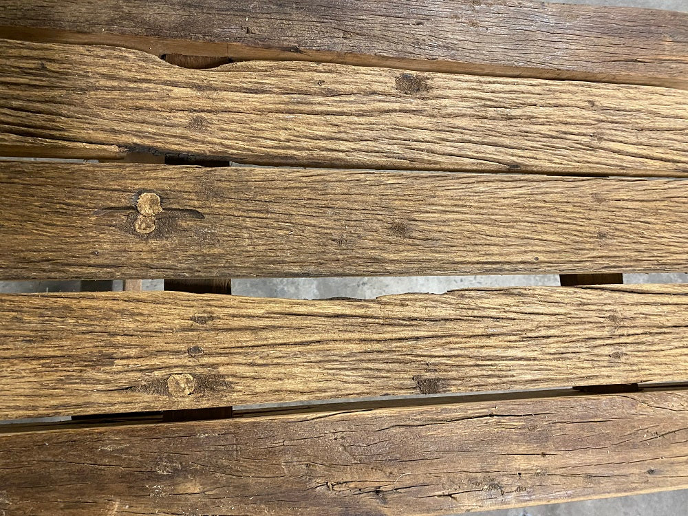 Bench rustic sleeper wood 3 sizes – That Bali Shop